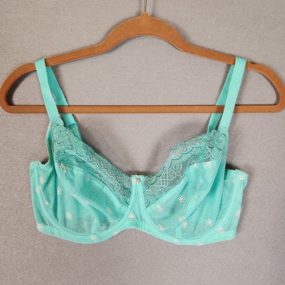 Panache | Intimates & Sleepwear | Cleo Panache Bra Womens 32g Turquoise ...